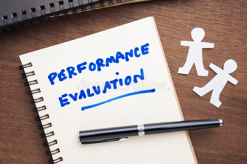 Performance Evaluation with Paper Dolls Stock Photo - Image of ...