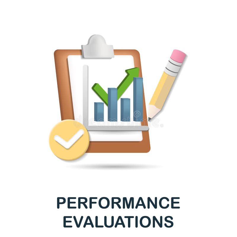 Performance Evaluations Icon. 3d Illustration from Corporate ...