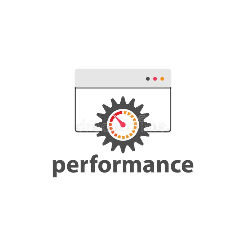 Performance Gauge Web Element Vector Design Image Stock Vector ...