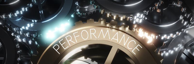 Performance - Gears Concept Stock Illustration - Illustration of ...