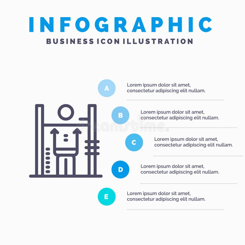 Performance, Growth, Human, Improvement, Management Line Icon with 5 ...