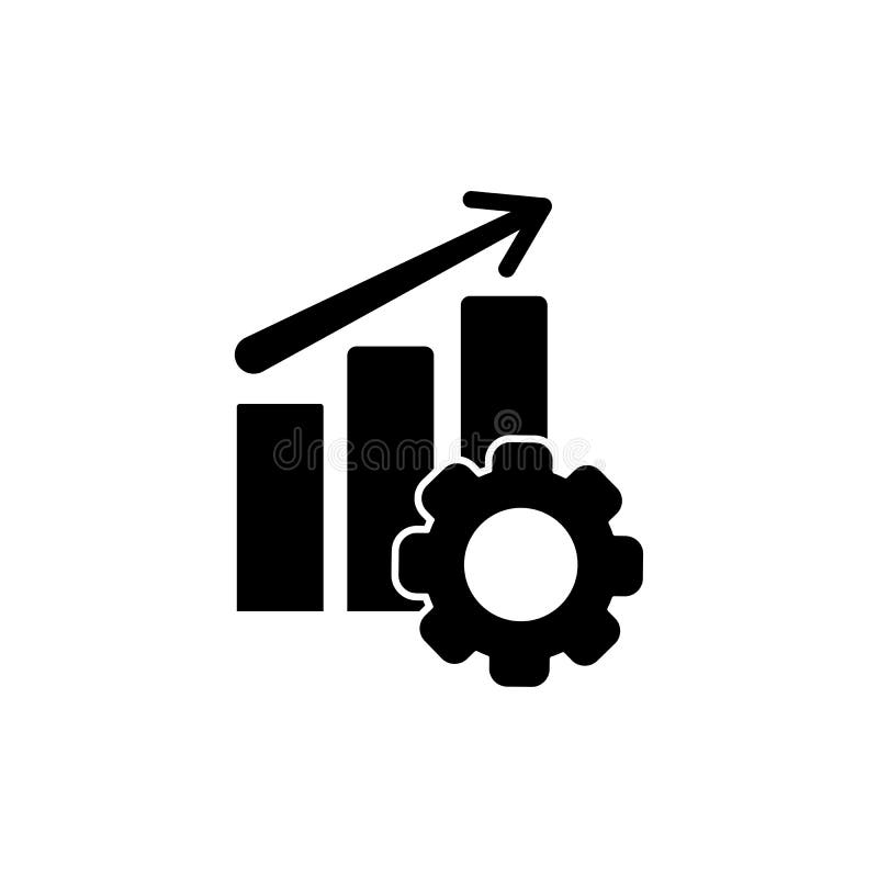 Development. Gear Icon. Installation Symbol. Vector on Isolated White ...