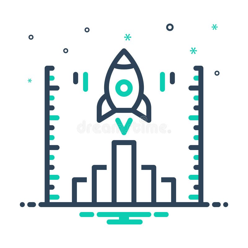 Mix Icon for Performance, Growth and Infographic Stock Vector ...