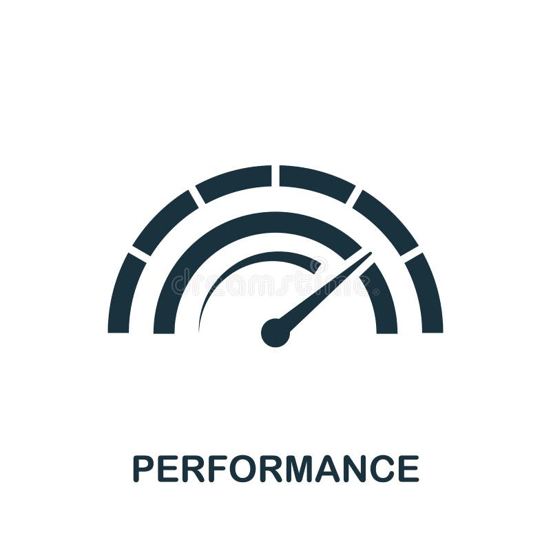 Performance Icon. Simple Element from Audit Collection Stock ...