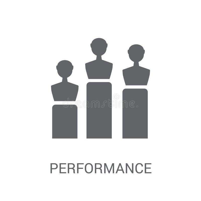 Performance Icon. Trendy Performance Logo Concept on White Background ...