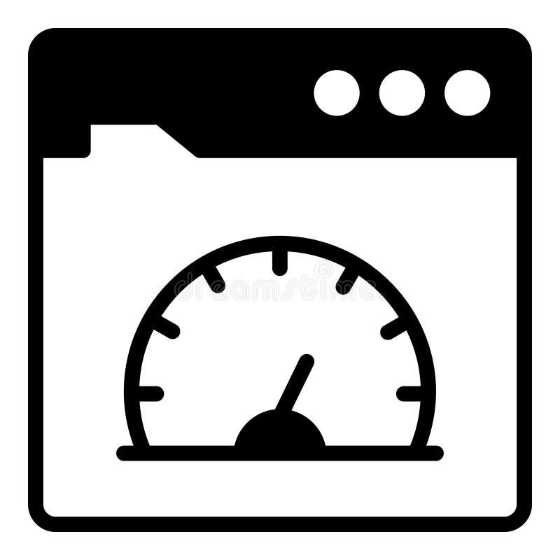 Performance Icon. User Interface Vector Illustration, As a Simple ...