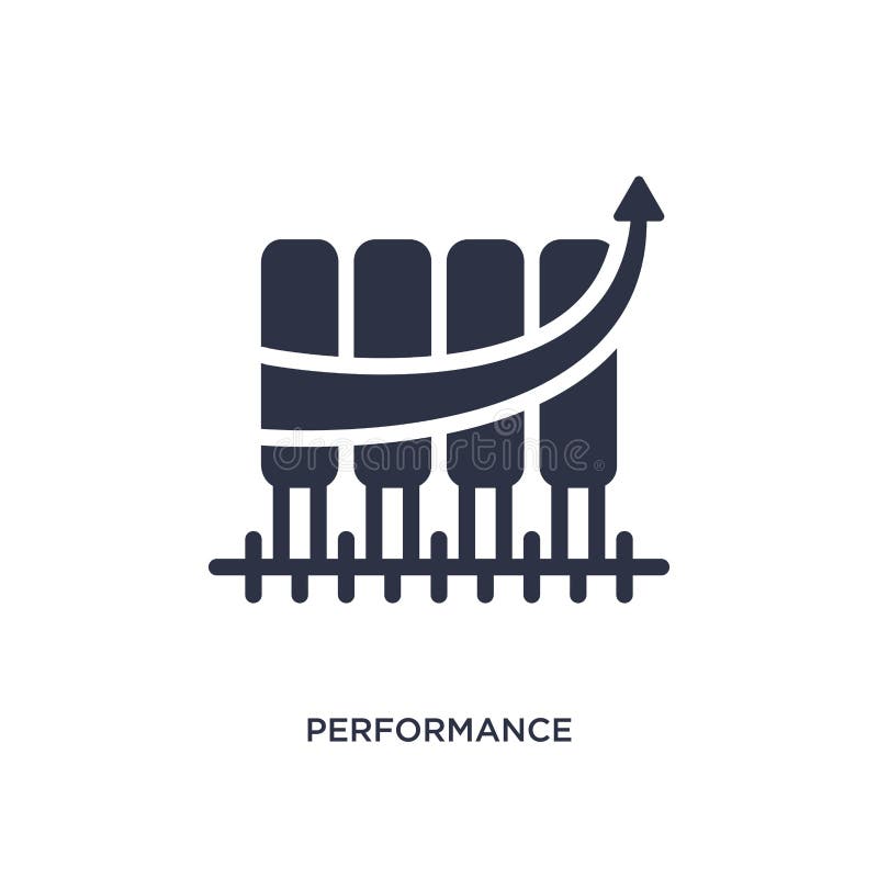Performance Icon On White Background. Simple Element Illustration From ...
