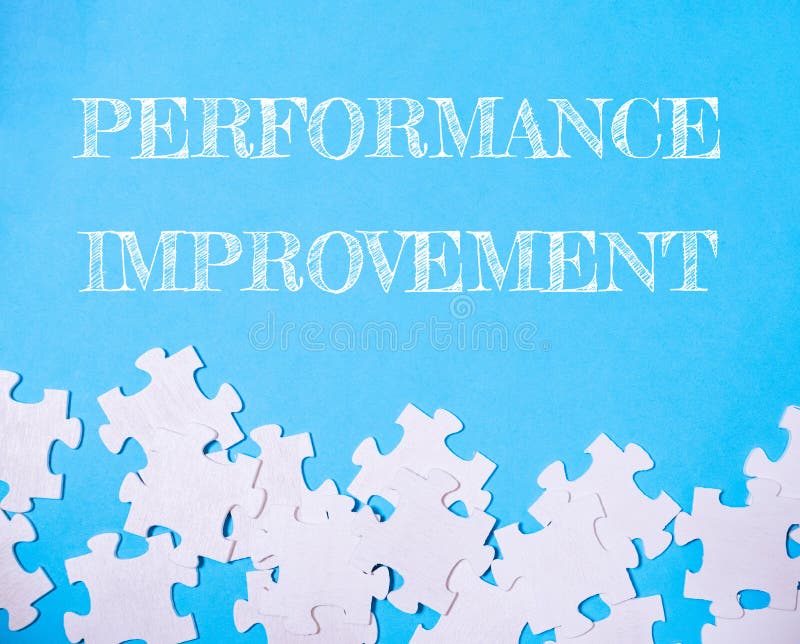 Performance Improvement is the Idea Behind the Image Stock Photo ...