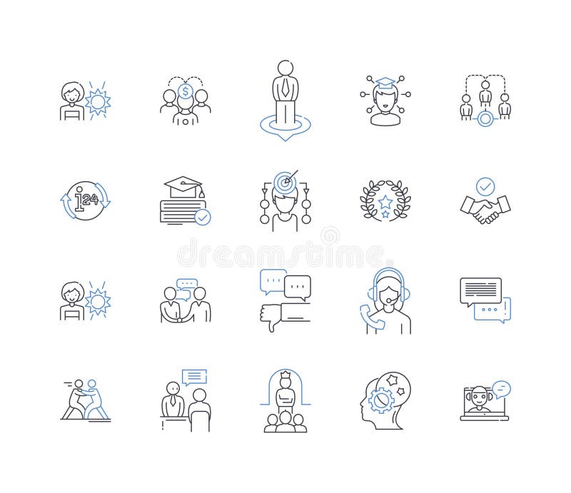 Performance Improvement Line Icons Collection. Optimization ...