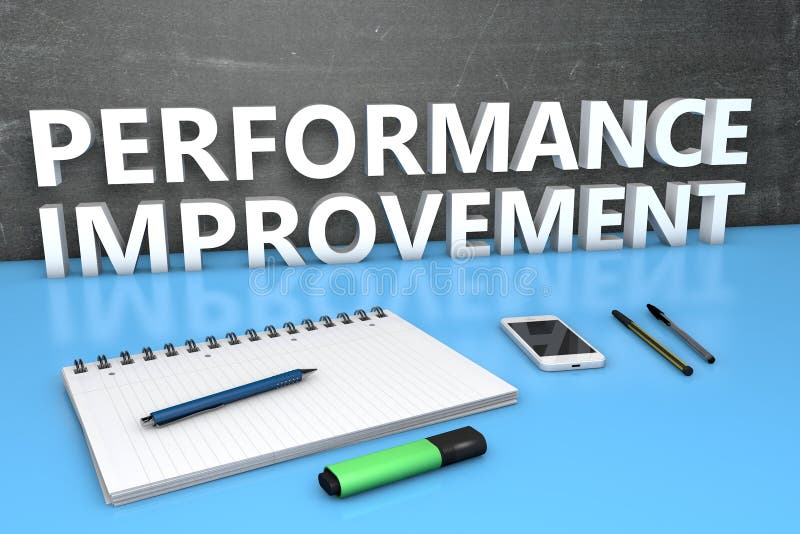 Performance Improvement stock illustration. Illustration of business ...
