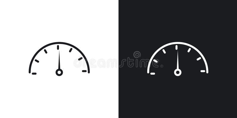 Performance Indicator Icon Set. Fast Speedometer Vector Symbol in Black ... Performance Indicator Icon Set. Fast Speedometer Vector Symbol in Black ...