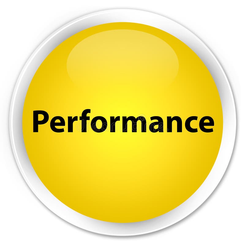 Performance Premium Blue Round Button Stock Illustration - Illustration ...