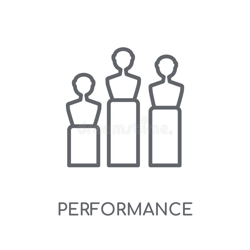 Performance Icon. Trendy Performance Logo Concept on White Background ...