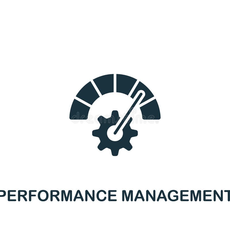 Performance Management Icon. Monochrome Simple Talent Development Icon ...