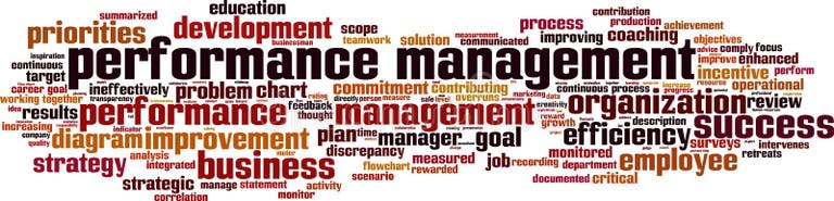 Performance Management Word Cloud Stock Vector - Illustration of ...