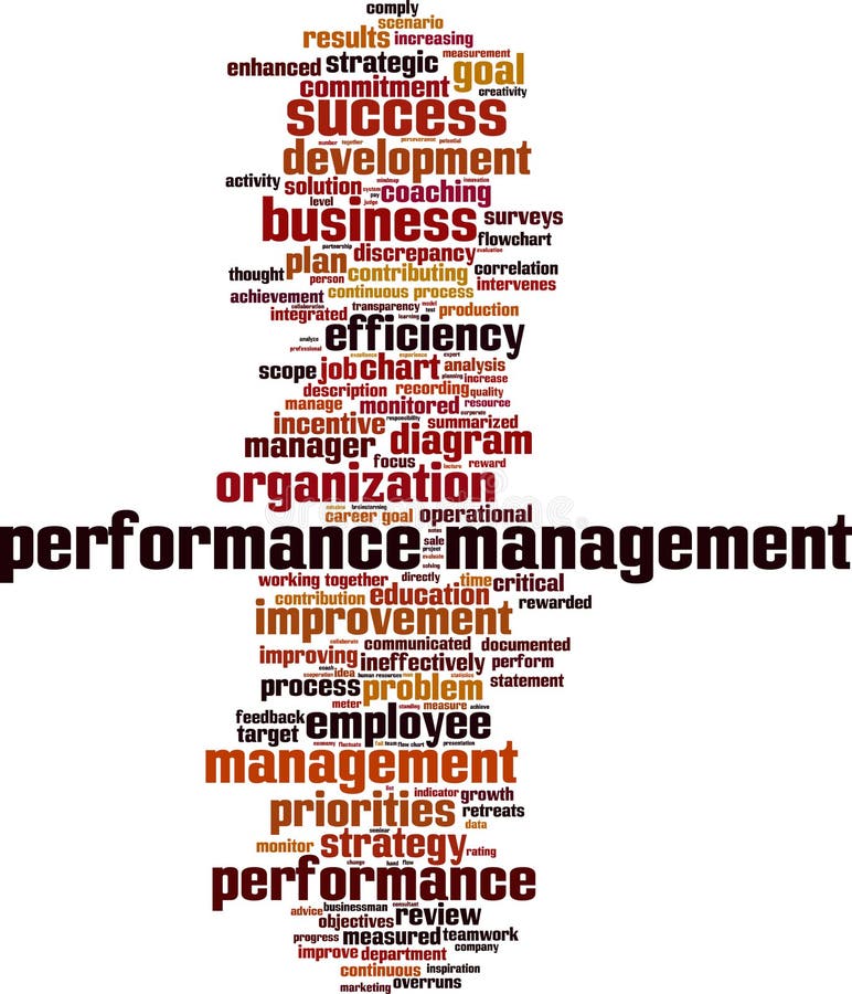 Performance Management Word Cloud Stock Vector - Illustration of manager, department: 288820973