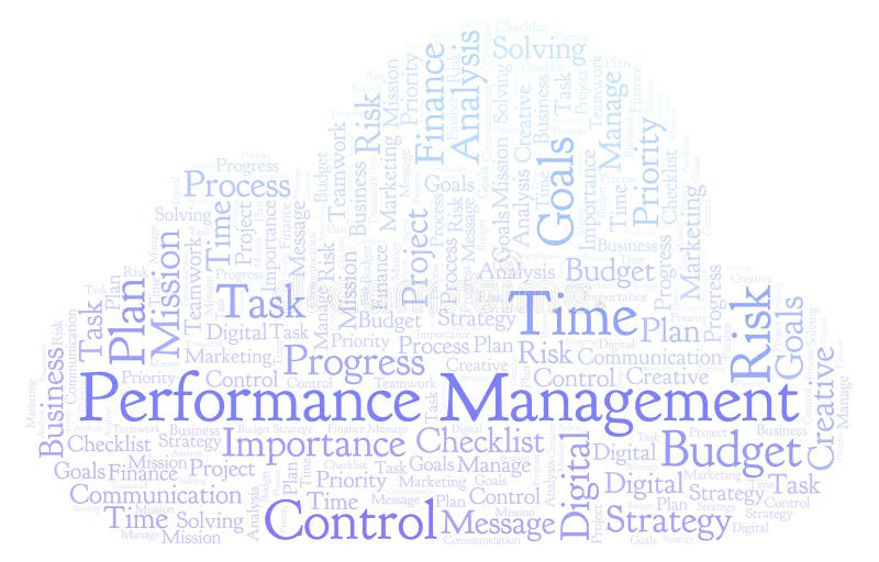 Performance Management Word Cloud, Made with Text only. Stock ...