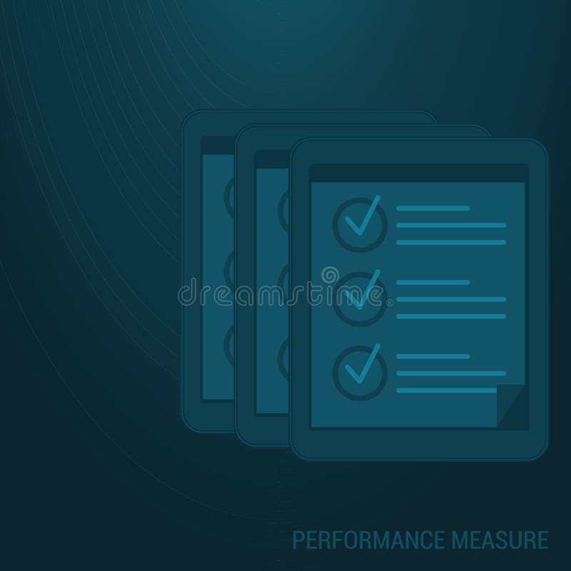 Performance Measure Background. Vector Illustration Decorative Design ...