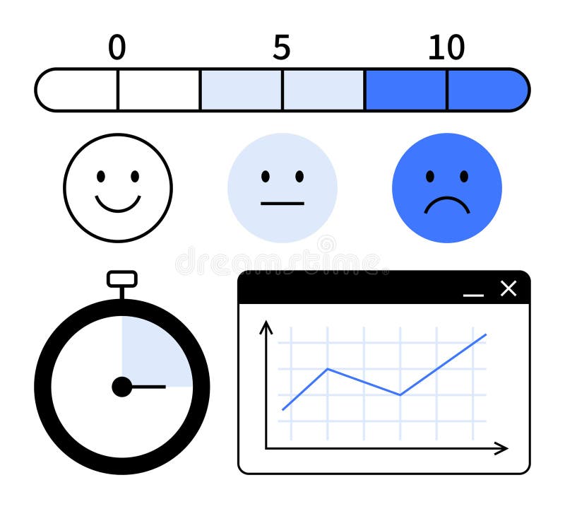 Satisfaction Score Graph Stock Illustrations – 937 Satisfaction Score ...