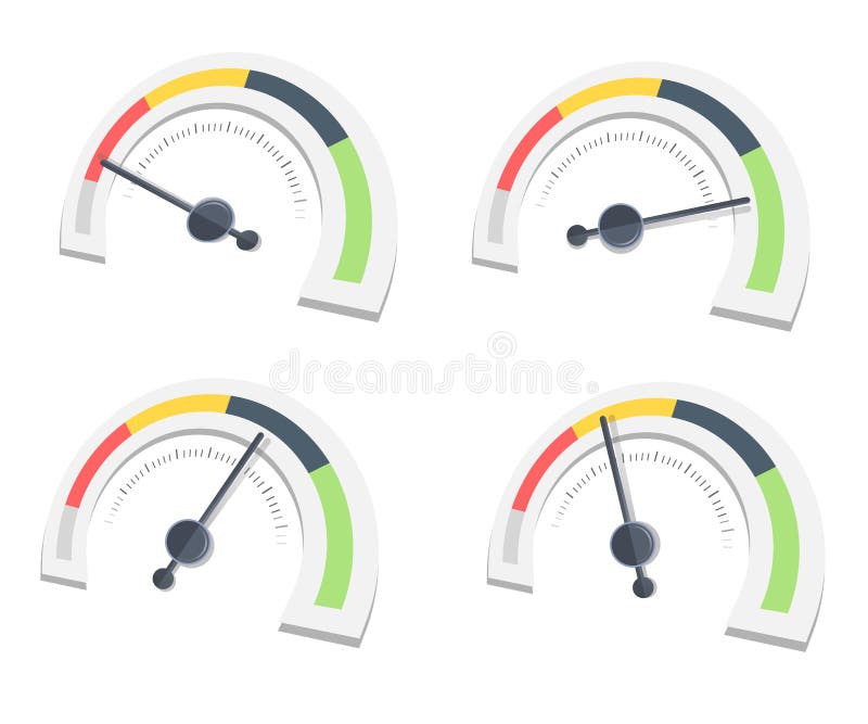 Performance meter stock vector. Illustration of scales - 35477089
