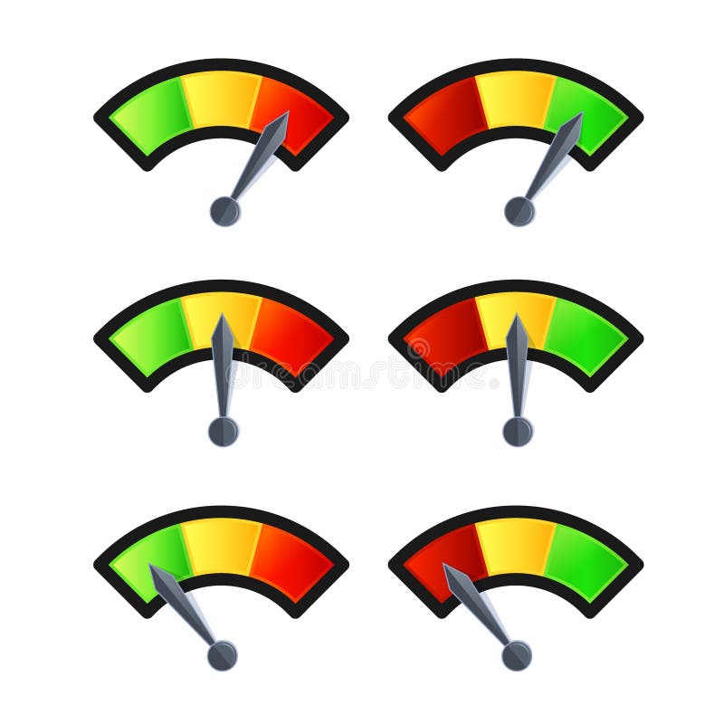Performance meter stock vector. Illustration of scales - 35477089