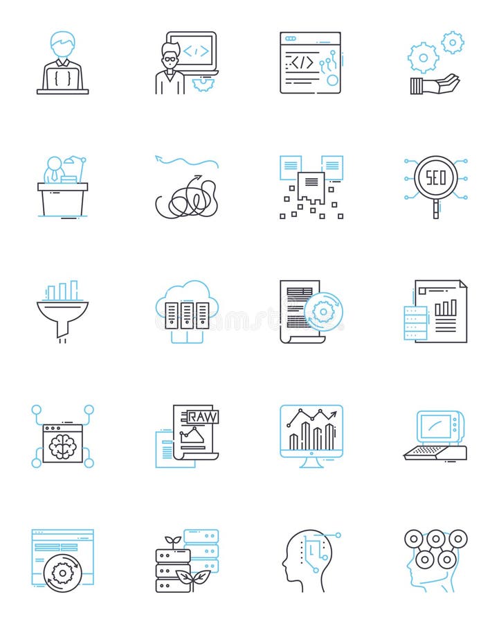 Performance Metrics Linear Icons Set. Efficiency, Effectiveness ... Performance Metrics Linear Icons Set. Efficiency, Effectiveness ...