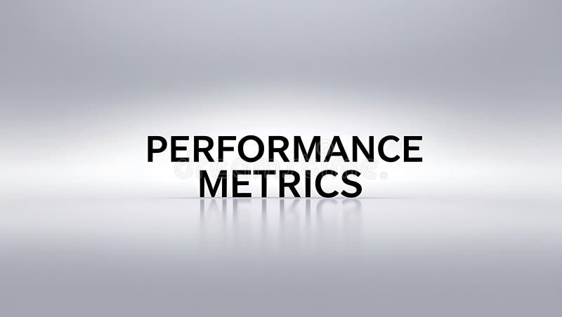Performance Metrics Text - Business Analysis and Growth Stock Image ...