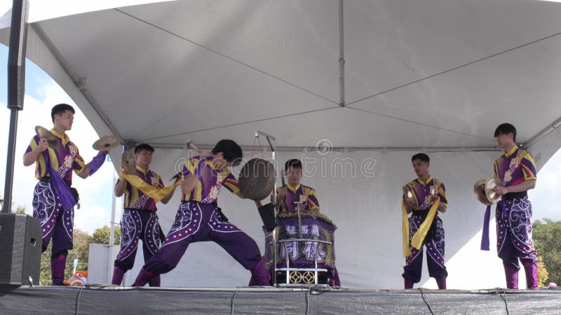Performance at Northcote Town Centre Stock Video - Video of traditional ...