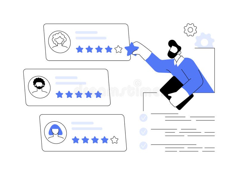 Performance Rating Abstract Concept Vector Illustration. Stock ...