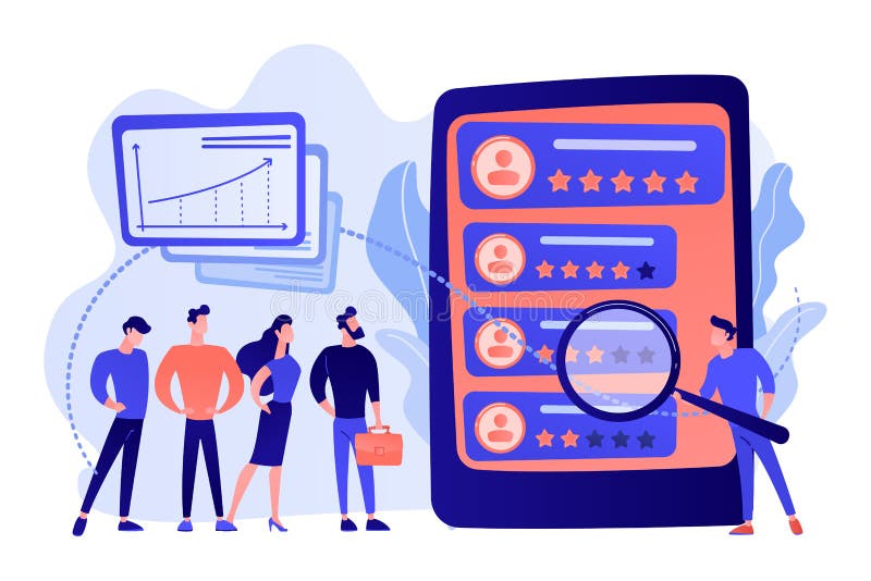 Performance Rating Concept Vector Illustration. Stock Vector ...