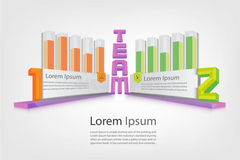 Performance Report and Business Presentation Infographic Vector Eps10 ...