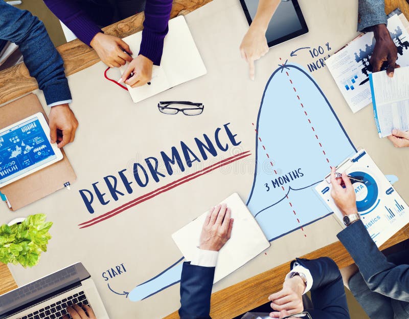 Performance Report Progress Strategy Concept Stock Image - Image of ...