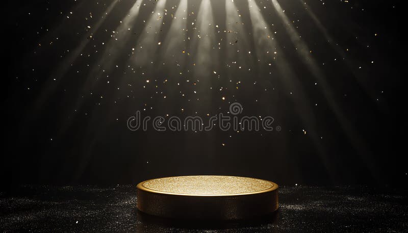 This Performance Space Image Features a Stage Spotlight Shining Down on ...