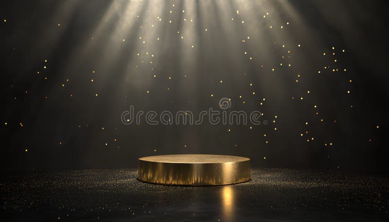 This Performance Space Image Features a Stage Spotlight Shining Down on ...