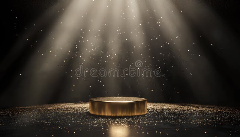 This Performance Space Image Features a Stage Spotlight Shining Down on a Creative Concept in a ...