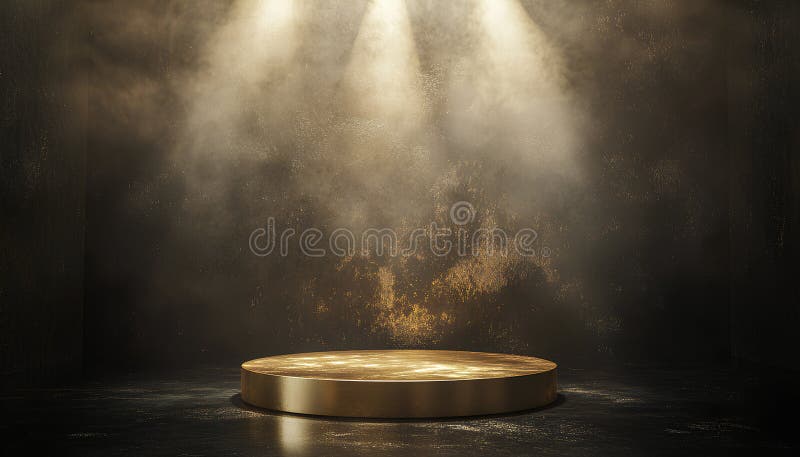This Performance Space Image Features a Stage Spotlight Shining Down on ...