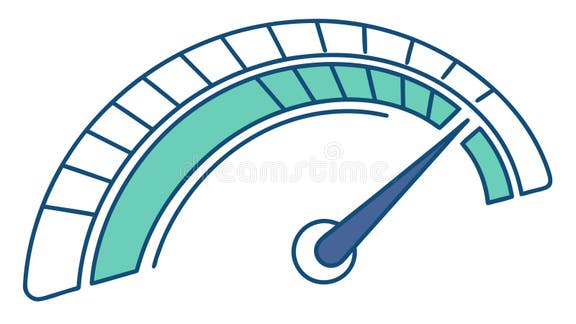 Performance Speedometer Gauge, Vector Design Generative AI Stock ...