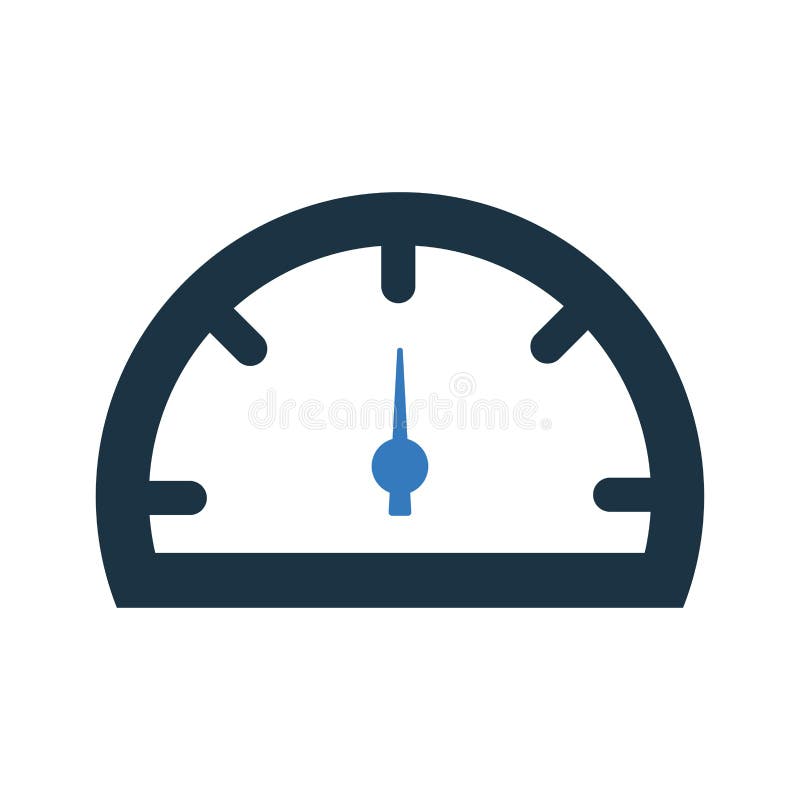 Performance, Speedometer Icon. Simple Editable Vector Design Isolated ...