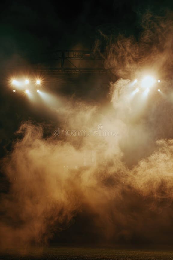 Performance on Stage with Smoke Effect Stock Image - Image of live ...