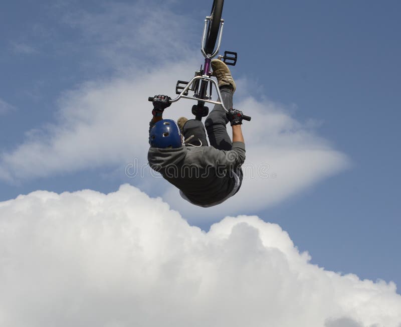 Performance of Stunt Cyclists on the Day of the City of Chelyabinsk ...