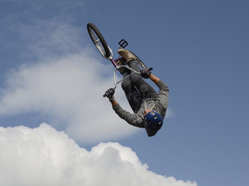 Performance of Stunt Cyclists on the Day of the City of Chelyabinsk ...