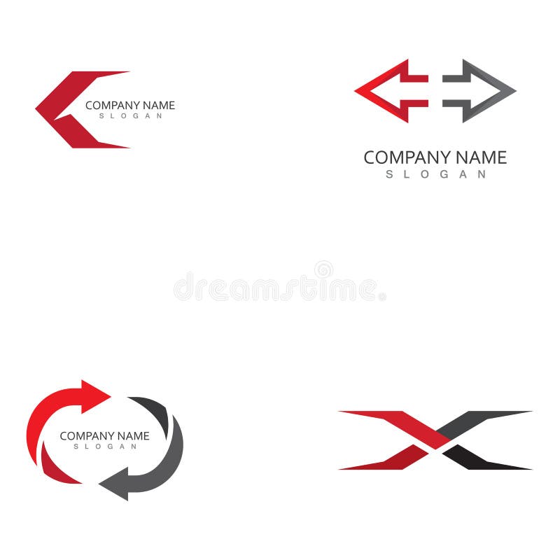 Performance Target Arrows Vector Illustration Icon Logo Template Design ...