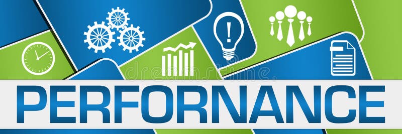 Performance Green Blue Rounded Squares Texture Symbols Stock ...