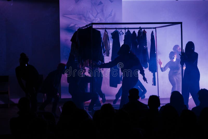 Performance in the Theater, Light Play, Performance, Acting Stock Photo ...