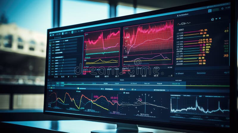 Performance track data stock illustration. Illustration of overview ...