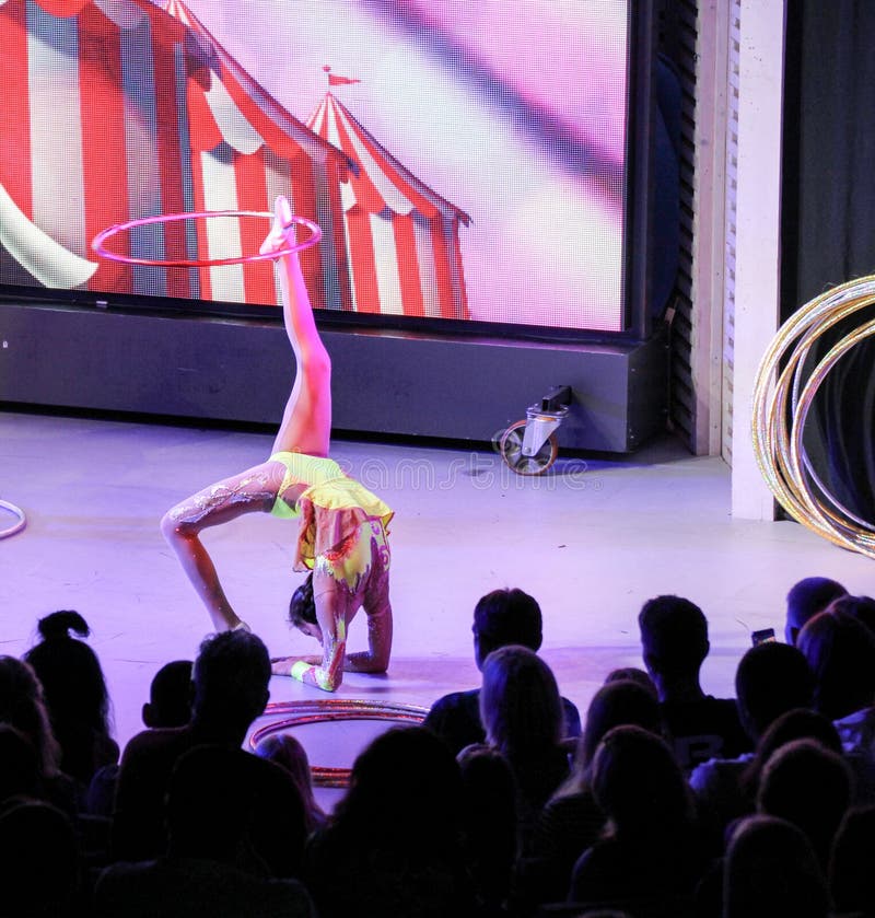 A Complex Figure with a Hoop. Editorial Photography - Image of actor ...