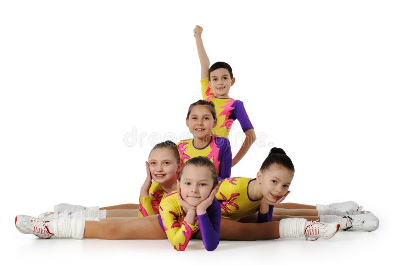 Performance by the Young Athlete Aerobics Stock Photo - Image of active ...