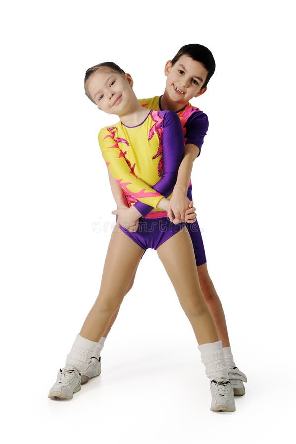 Performance by the Young Athlete Aerobics Stock Image - Image of ...