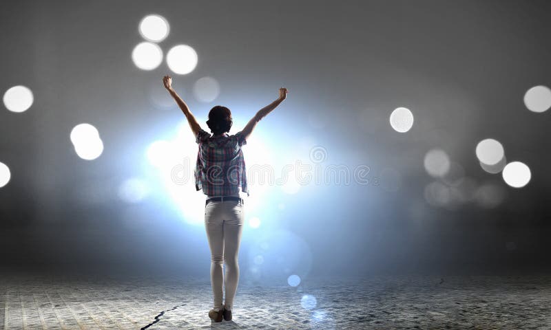 Performer on stage stock image. Image of concert, opera - 57164825