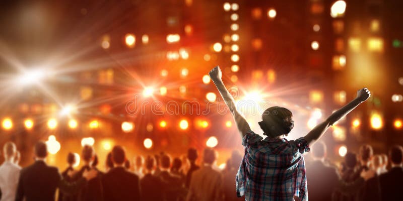 Performer on stage stock photo. Image of speaker, performance - 59321718